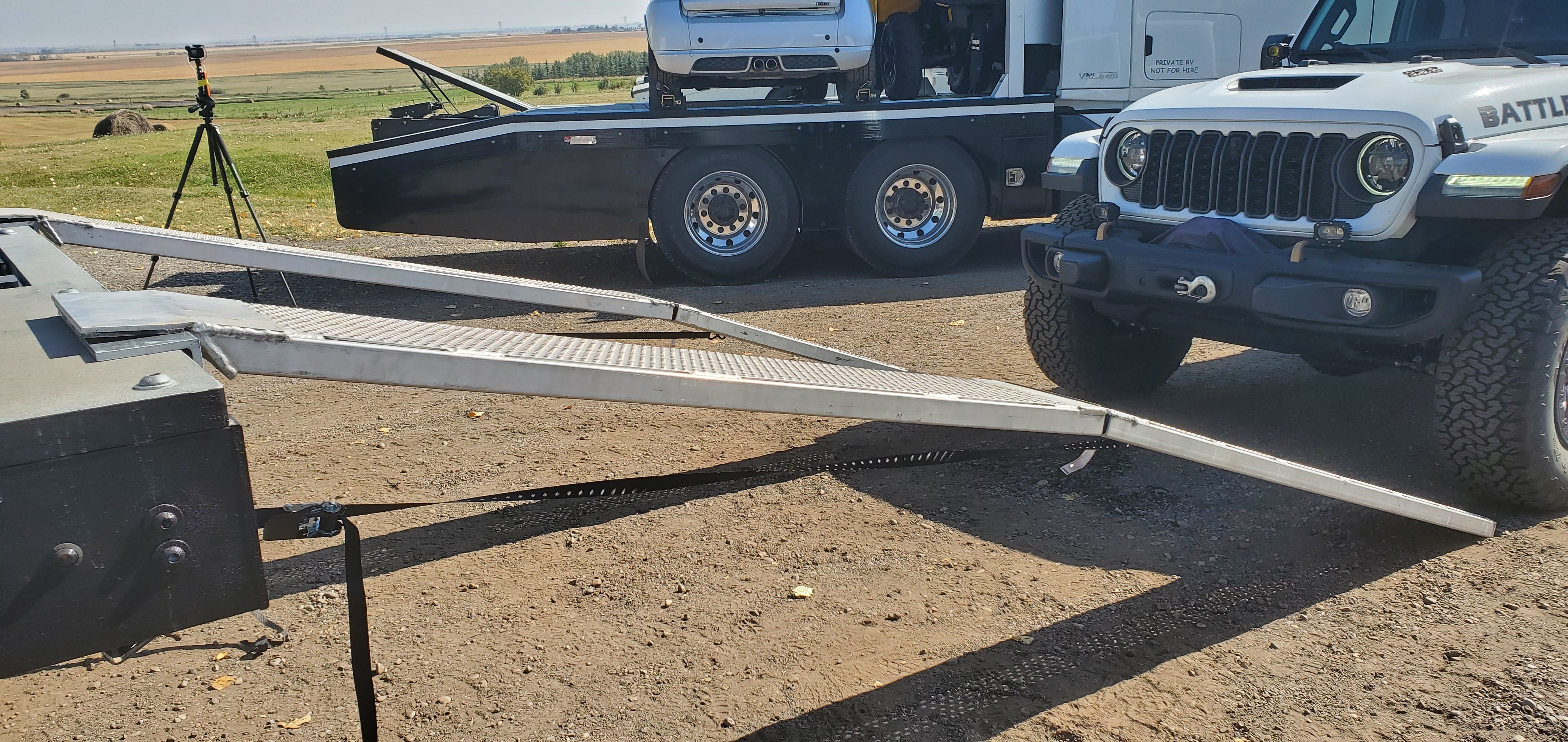 Vehicle Loading Ramps - 12 Foot - Aluminum - Max Vehicle Weight 5500 l ...